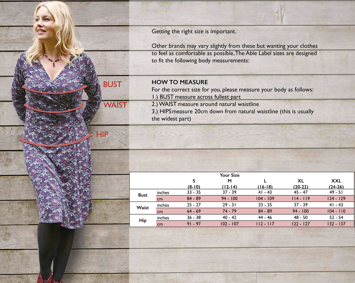 THE ABLE LABEL SIZING – The Able Label