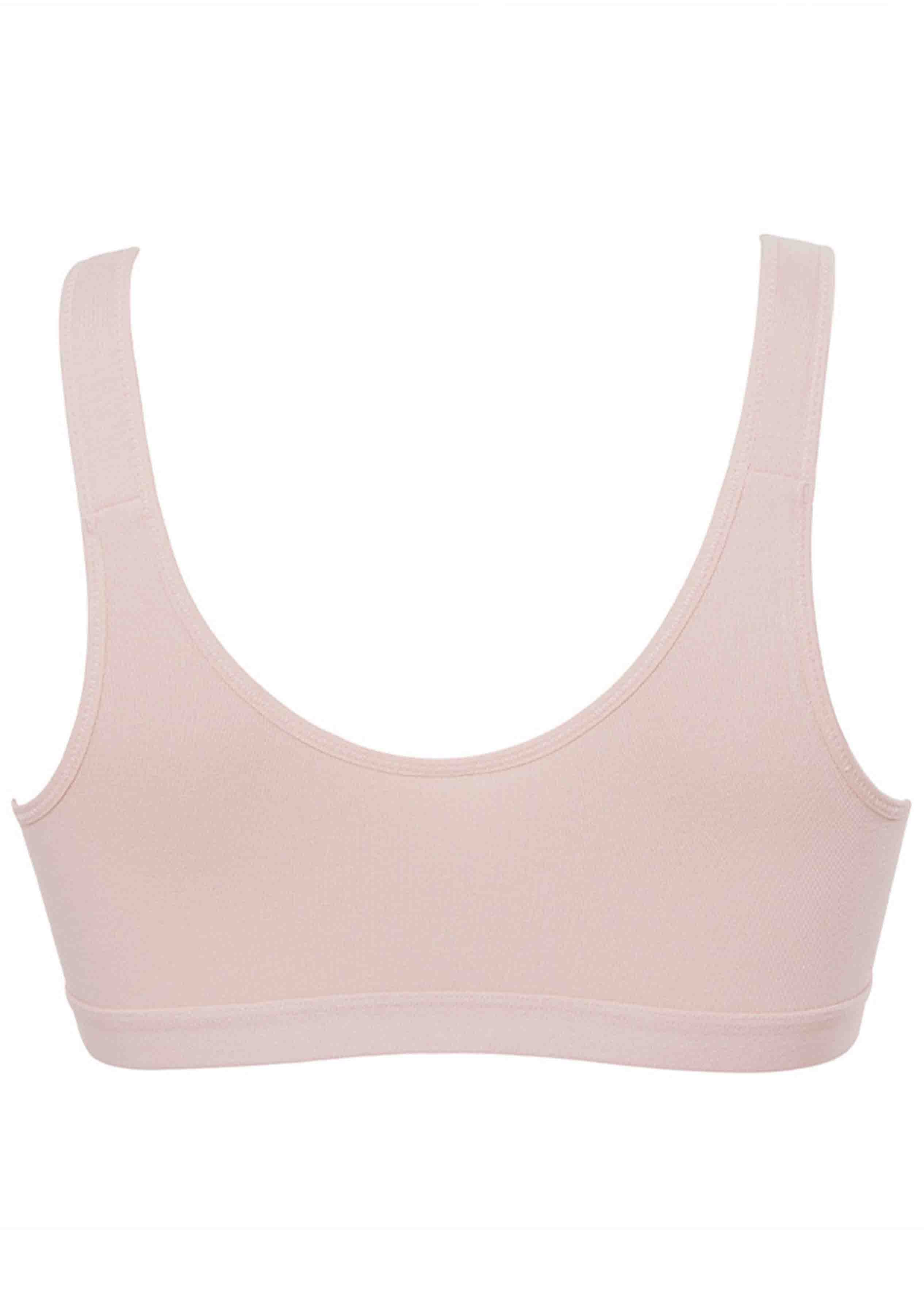 Front Fasten Bra | Popper, White | 1010 Comfi Bra | The Able Label