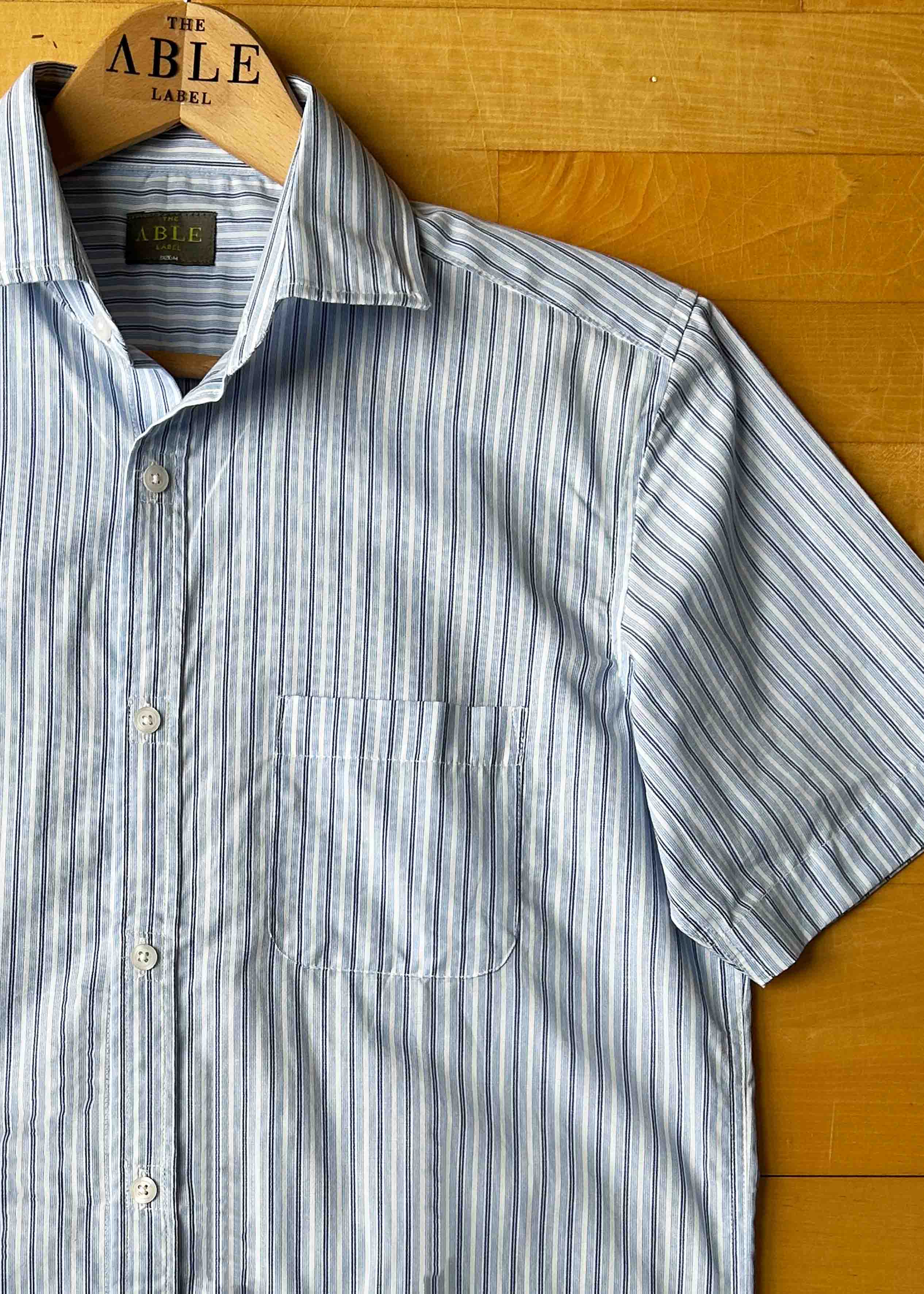Hal Short Sleeve | Stripe | Casual | VELCRO® Brand Fastening Shirt ...