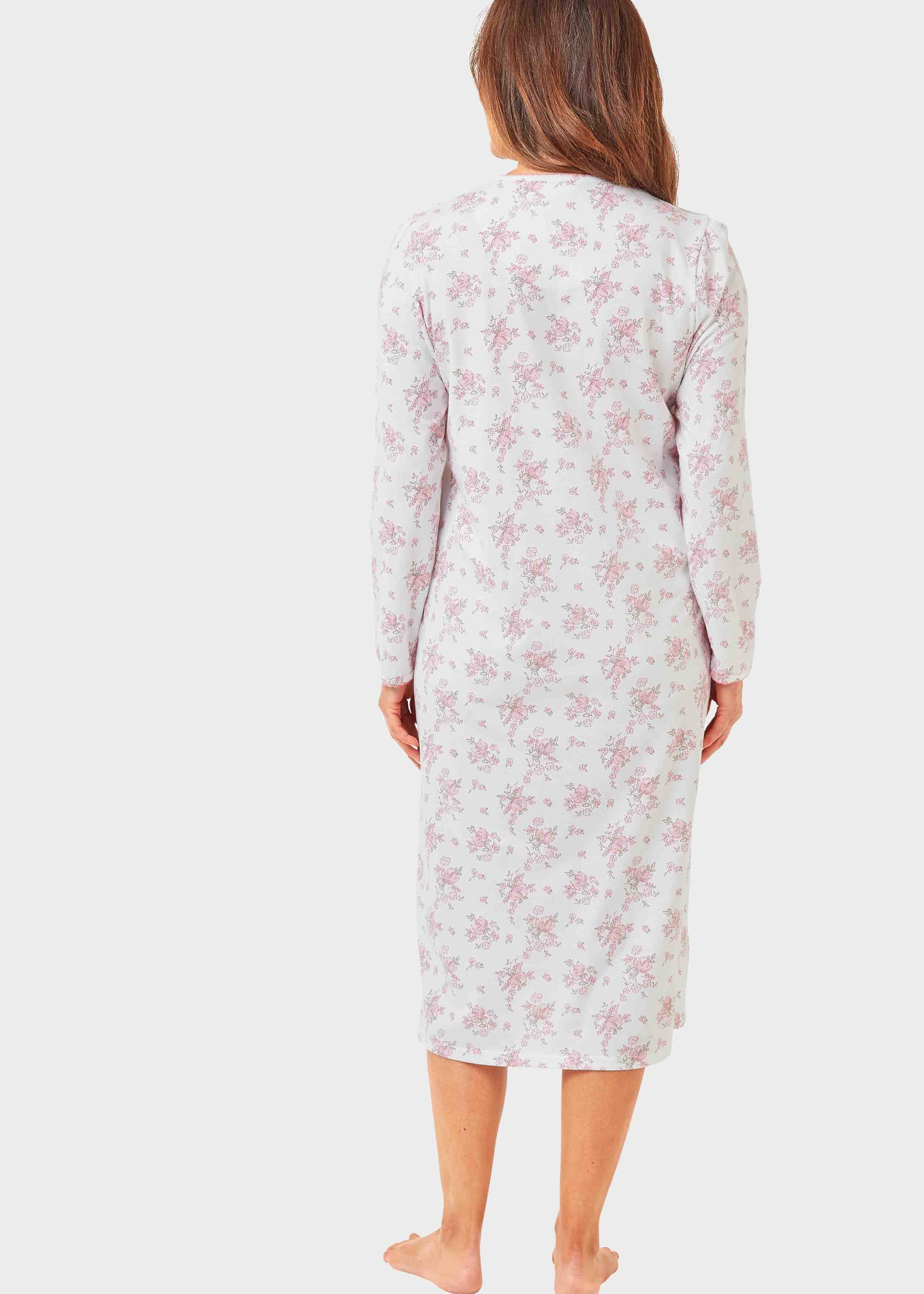 Janet Pure Cotton Printed Front Opening VELCRO® Brand Fastening ...
