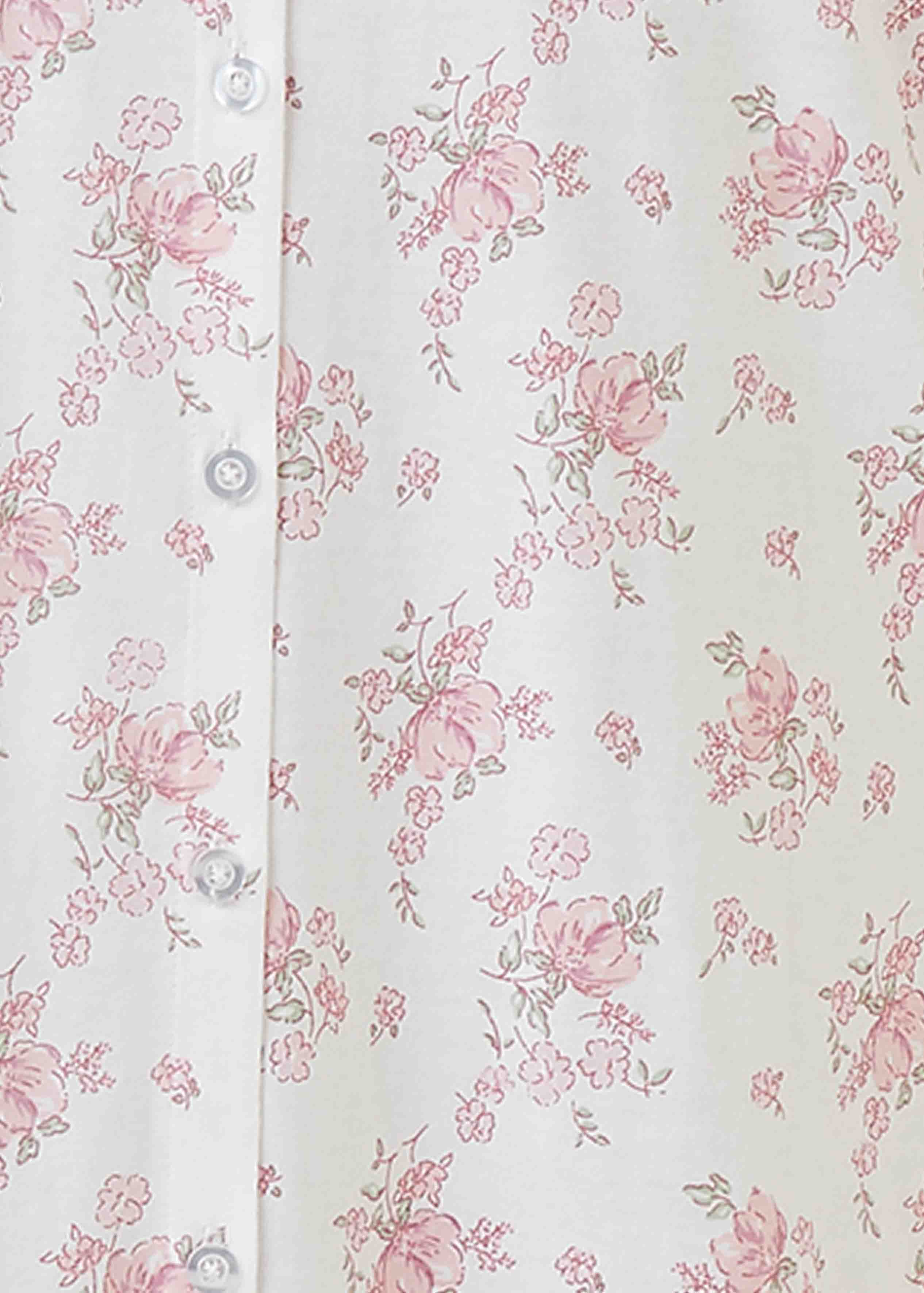 Janet Pure Cotton Printed Front Opening VELCRO® Brand Fastening ...