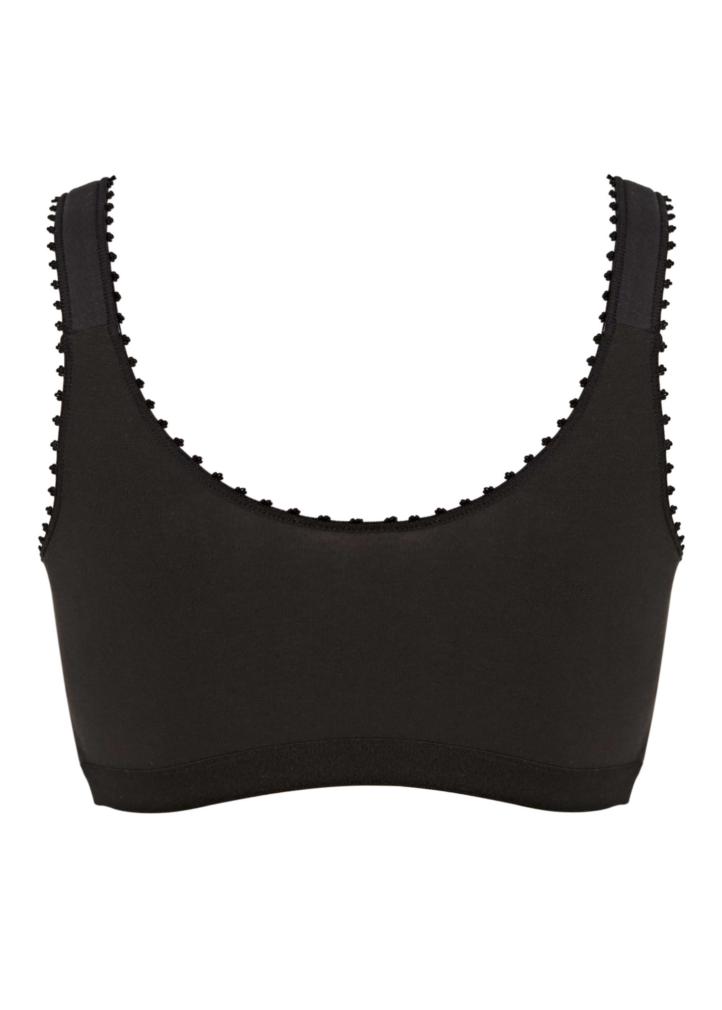 Front Fasten Bra | Popper, Black | 1010 Comfi Bra | The Able Label
